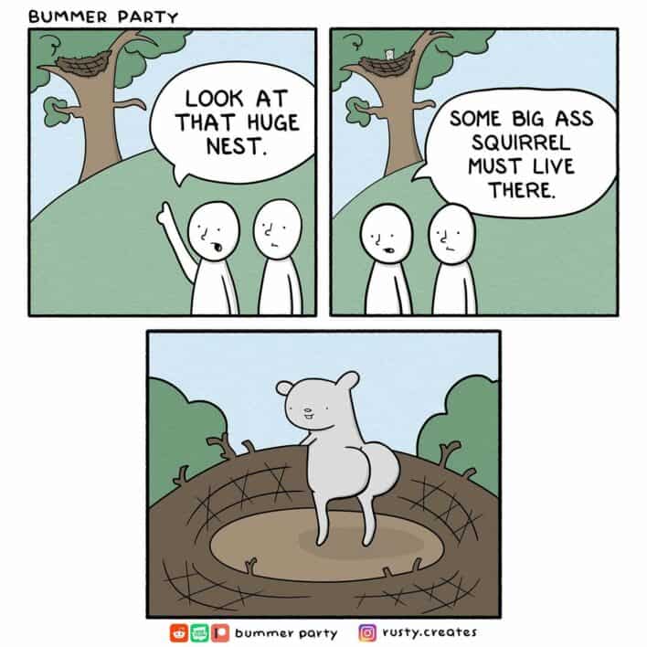 30 Wholesome And Funny Comics With Brilliant Twists From Artist Rusty ...