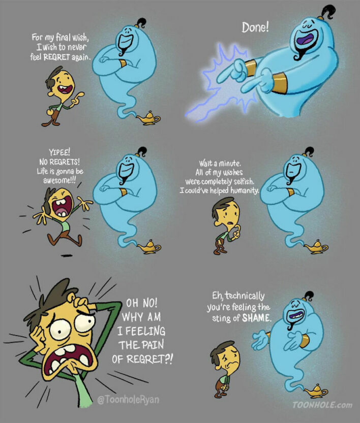 40 Dark Yet Hilarious Comics With Surprise Endings From The Toonhole ...