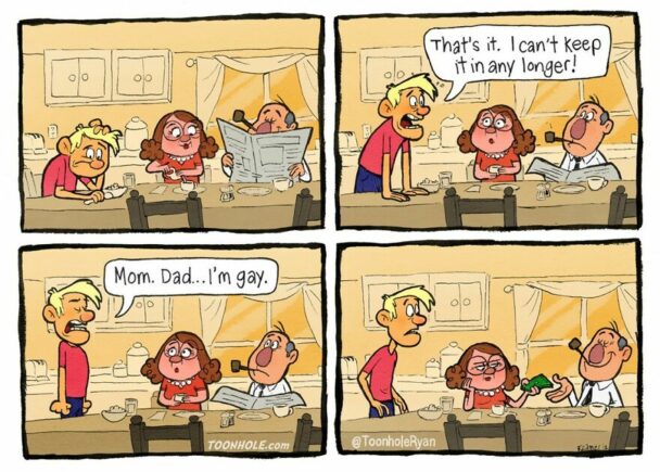 40 Dark Yet Hilarious Comics With Surprise Endings From The Toonhole ...
