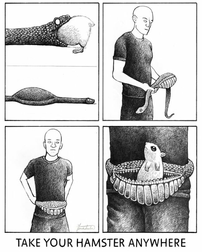 45 Delightfully Silly Scientific Illustrations Of Wildlife From Artist Tim Andraka