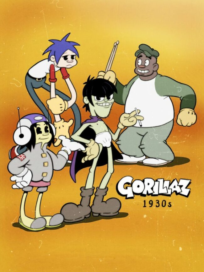 20 Iconic Rockstars Reimagined As 1930s Cartoons From Artist Kev Craven