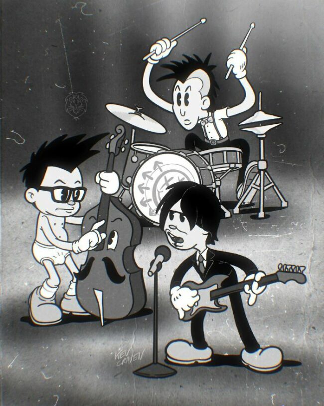 20 Iconic Rockstars Reimagined As 1930s Cartoons From Artist Kev Craven