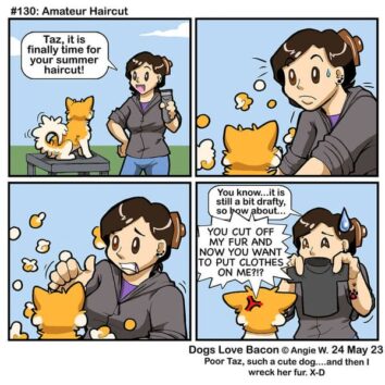 40 Funny Comics That Nail The Humorous Side Off Being A Dog Owner