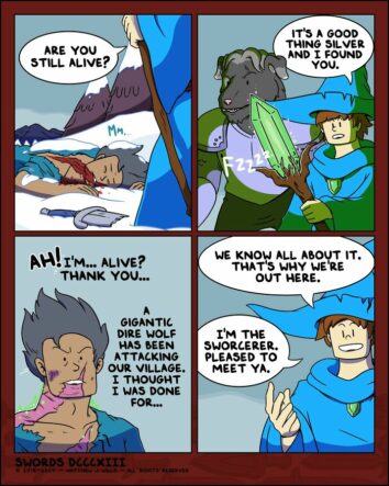 45 Nerdy Cartoons About Swordplay In The Fantasy World From Sword Comics