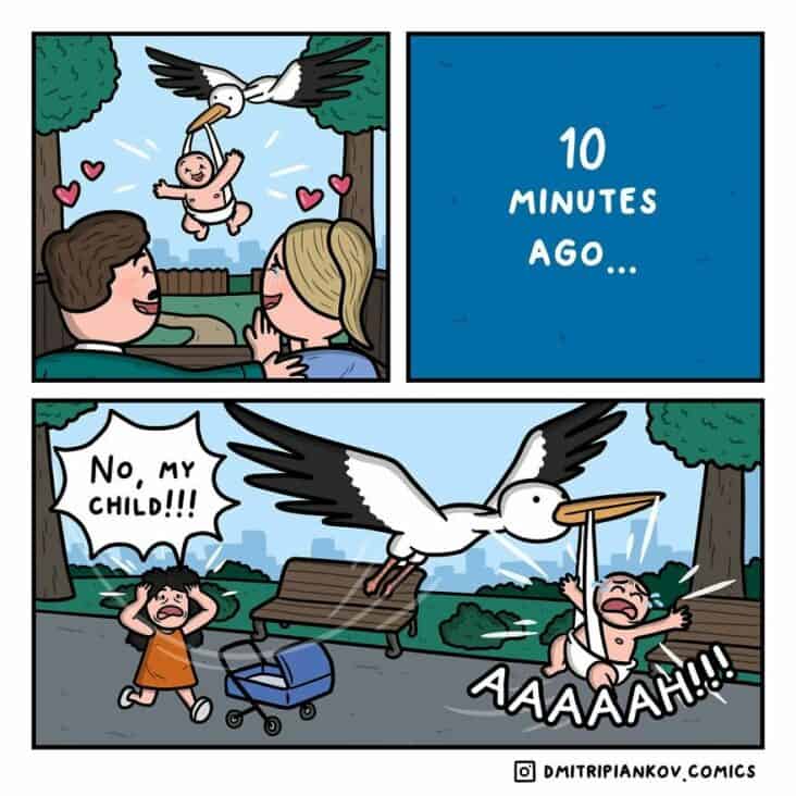 35 New Funny Dark Humor Comics With Twist Endings From Cartoonist ...