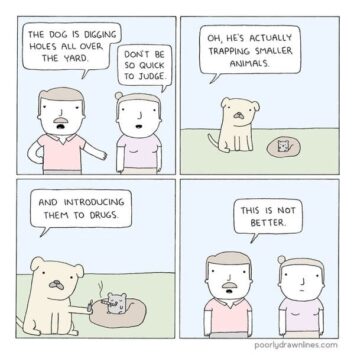 50 Funny 'Poorly Drawn Lines' Comics With Unexpected Twists