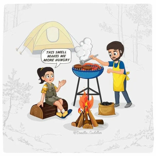 36 Funny Healthy Relationship Cartoons From Doodle Cuddles Comics