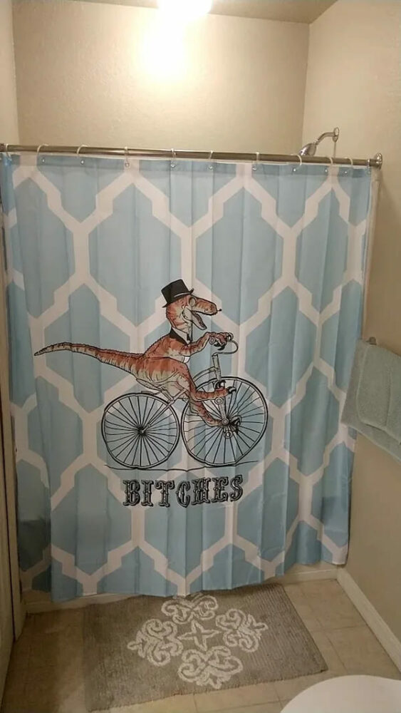 45 Funny Shower Curtains That Make A Bold Statement In The Bathroom