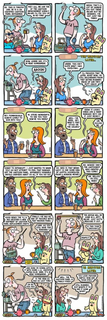 30+ Clever Comics Where Characters Know They're In A Cartoon By Artist Theresa Henry