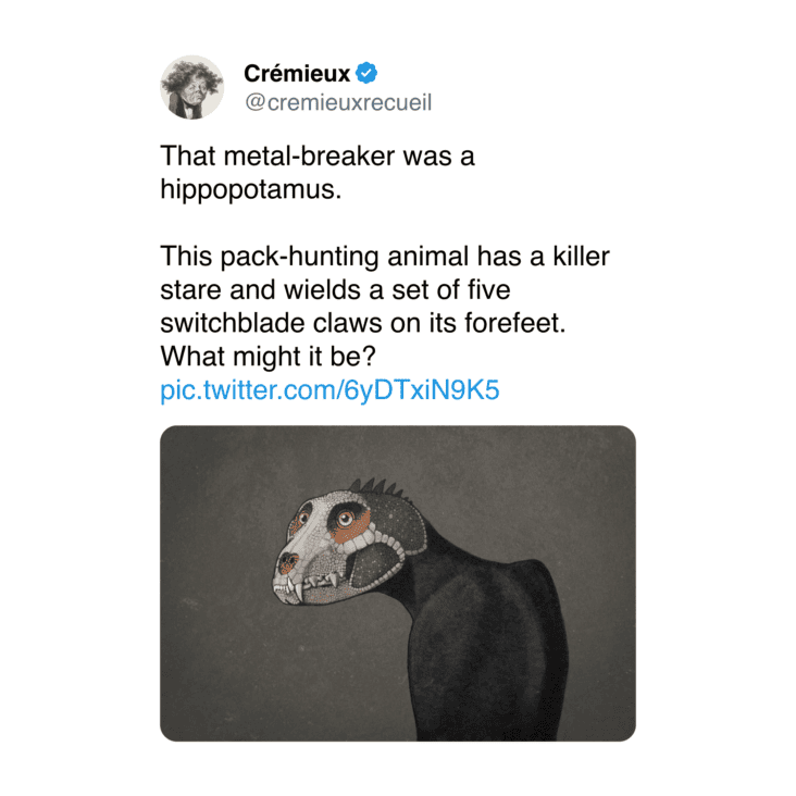 20 "Shrink Wrap" Animals From Paleo Artist Shows Today's Animals ...