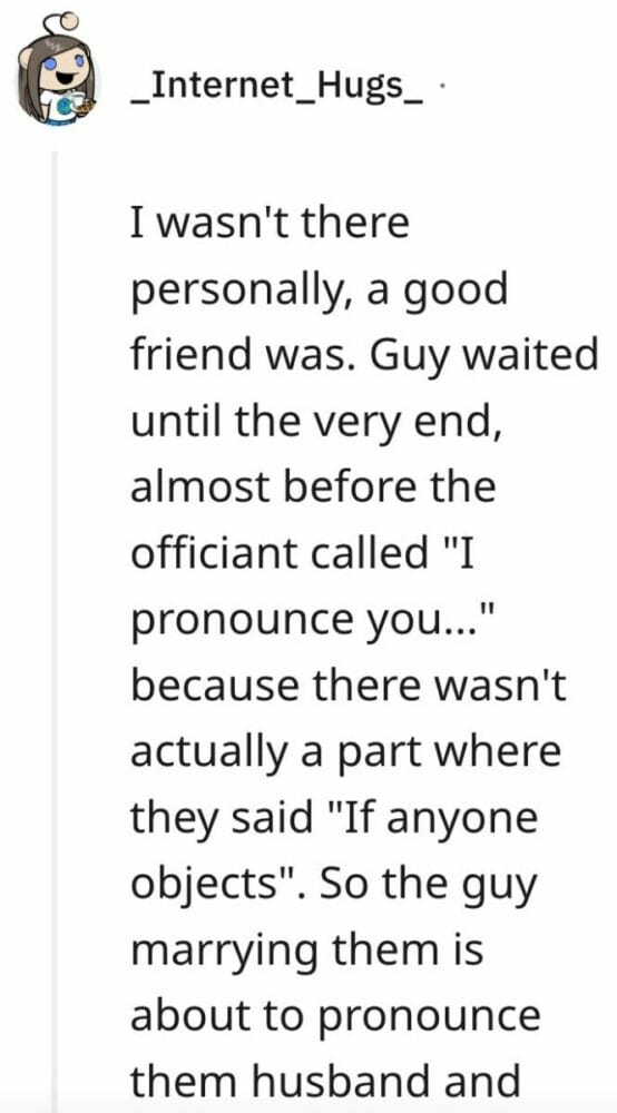 30+ Wedding Objection Stories Shared In This Wild Viral Thread