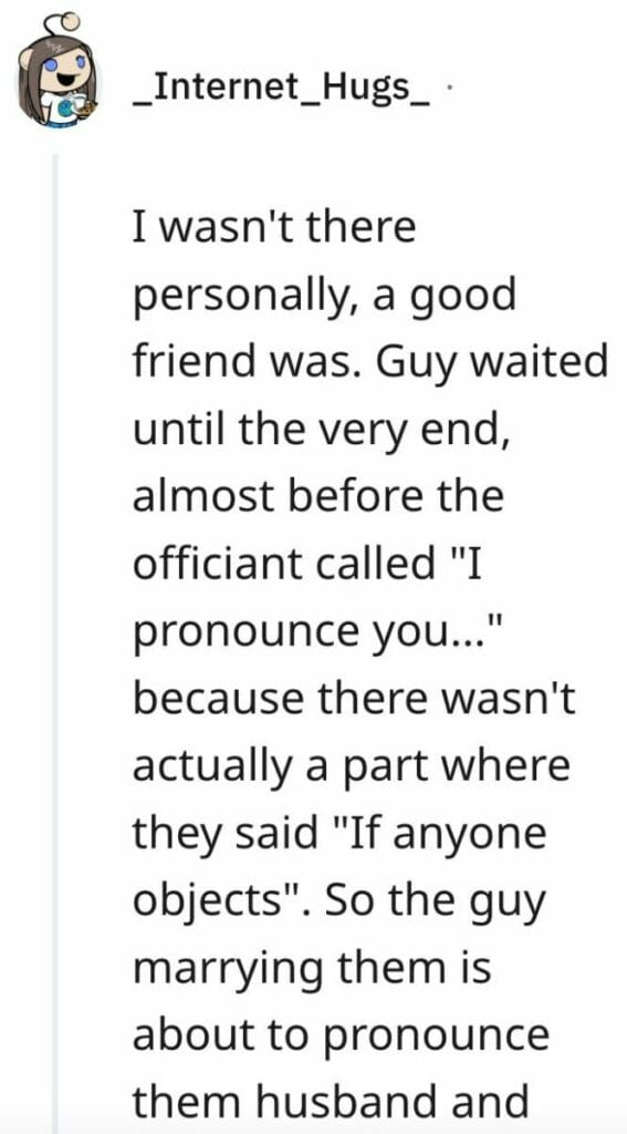 30+ Wedding Objection Stories Shared In This Wild Viral Thread