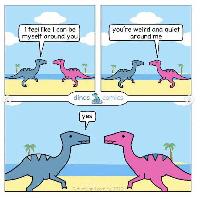 35 New Wholesome Comics From The Lovable Dinosaur Couch