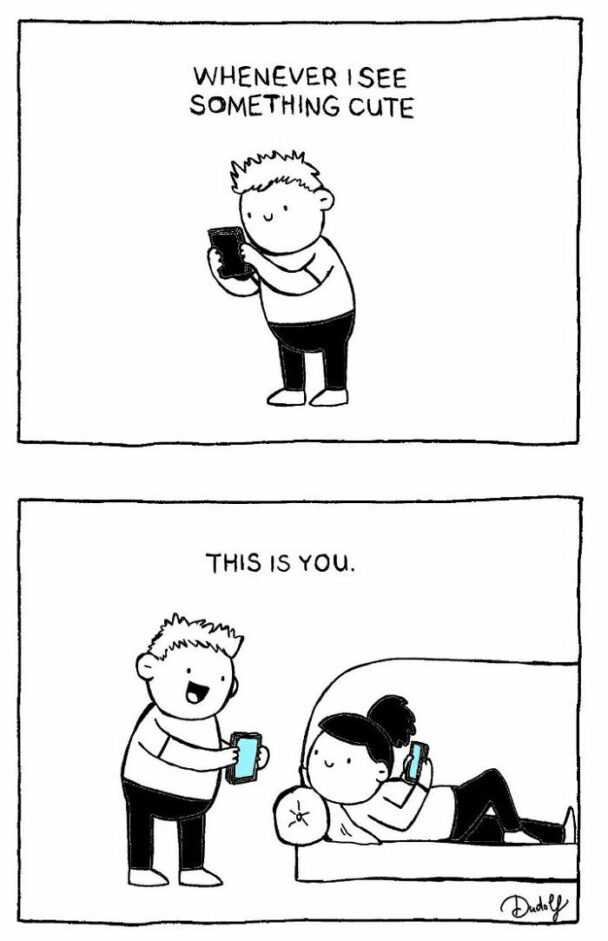 35 Cute Funny Comics With A Witty Bite From Artist Dudolf