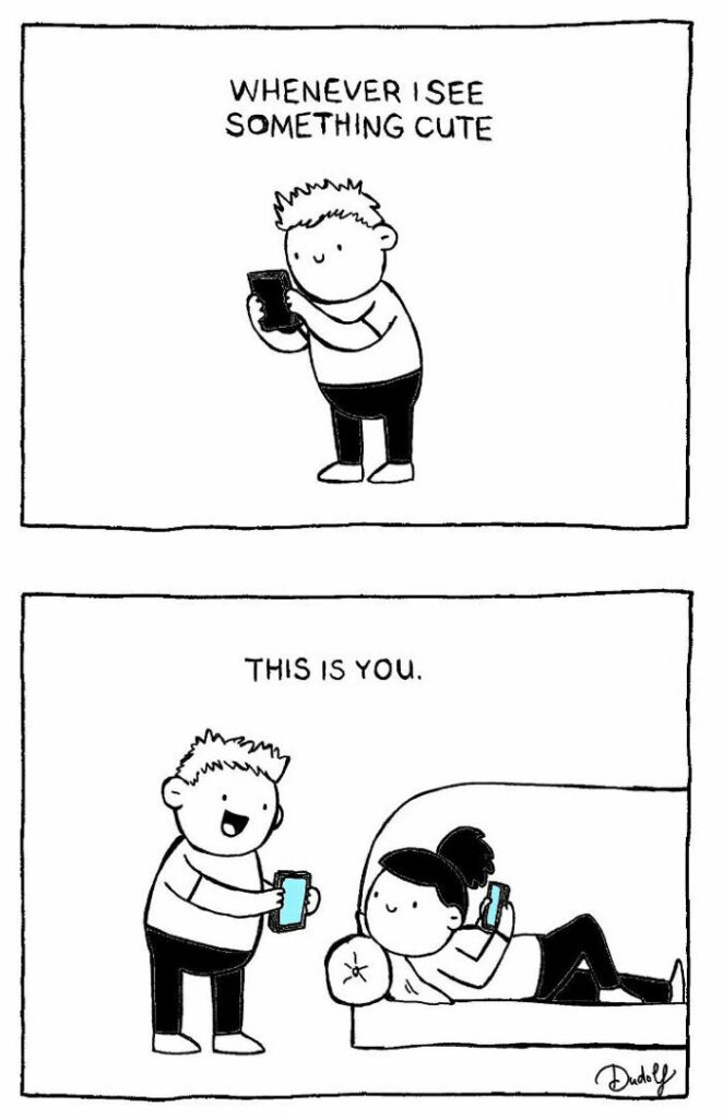35 Cute Funny Comics With A Witty Bite From Artist Dudolf