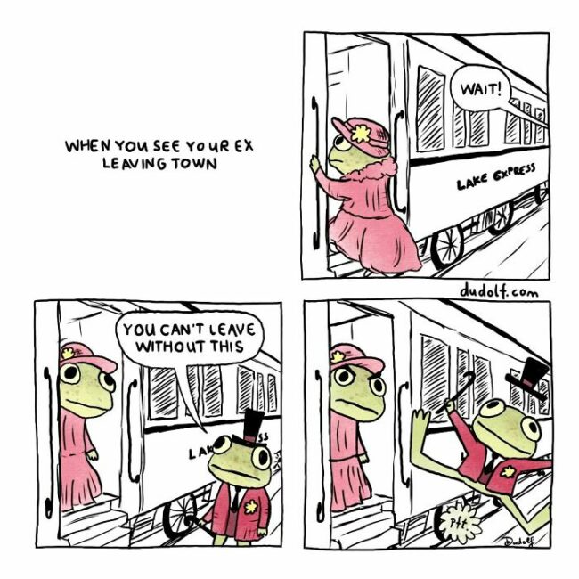 35 Cute Funny Comics With A Witty Bite From Artist Dudolf