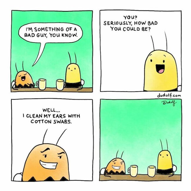 35 Cute Funny Comics With A Witty Bite From Artist Dudolf