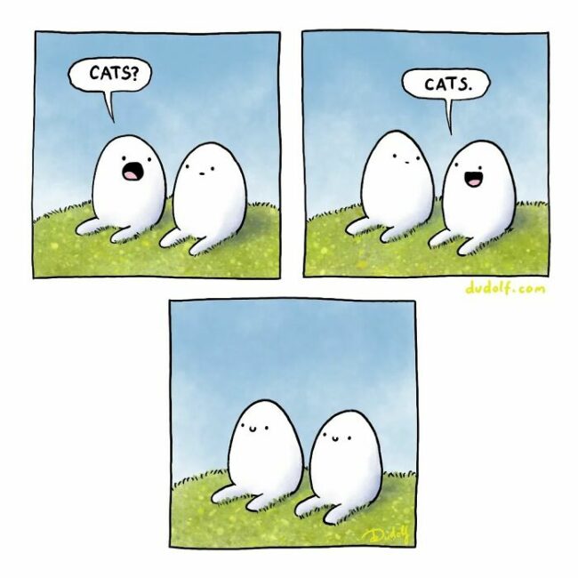 35 Cute Funny Comics With A Witty Bite From Artist Dudolf