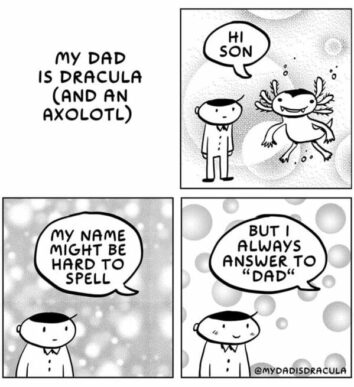 50 Funny Comics That Mix Dad Jokes With The Supernatural Starring A ...