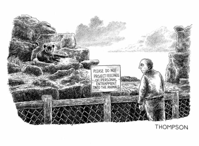 22 Funny Minimalist Comics From New Yorker Cartoonist Jake Thompson