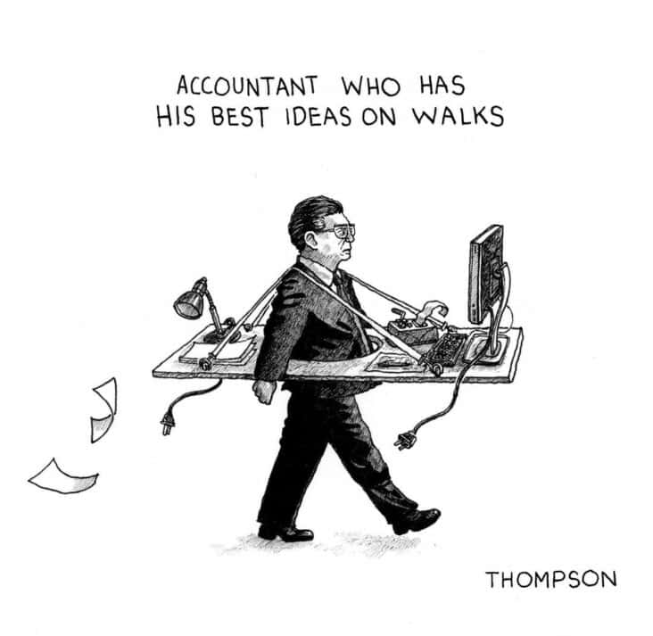 22 Funny Minimalist Comics From New Yorker Cartoonist Jake Thompson