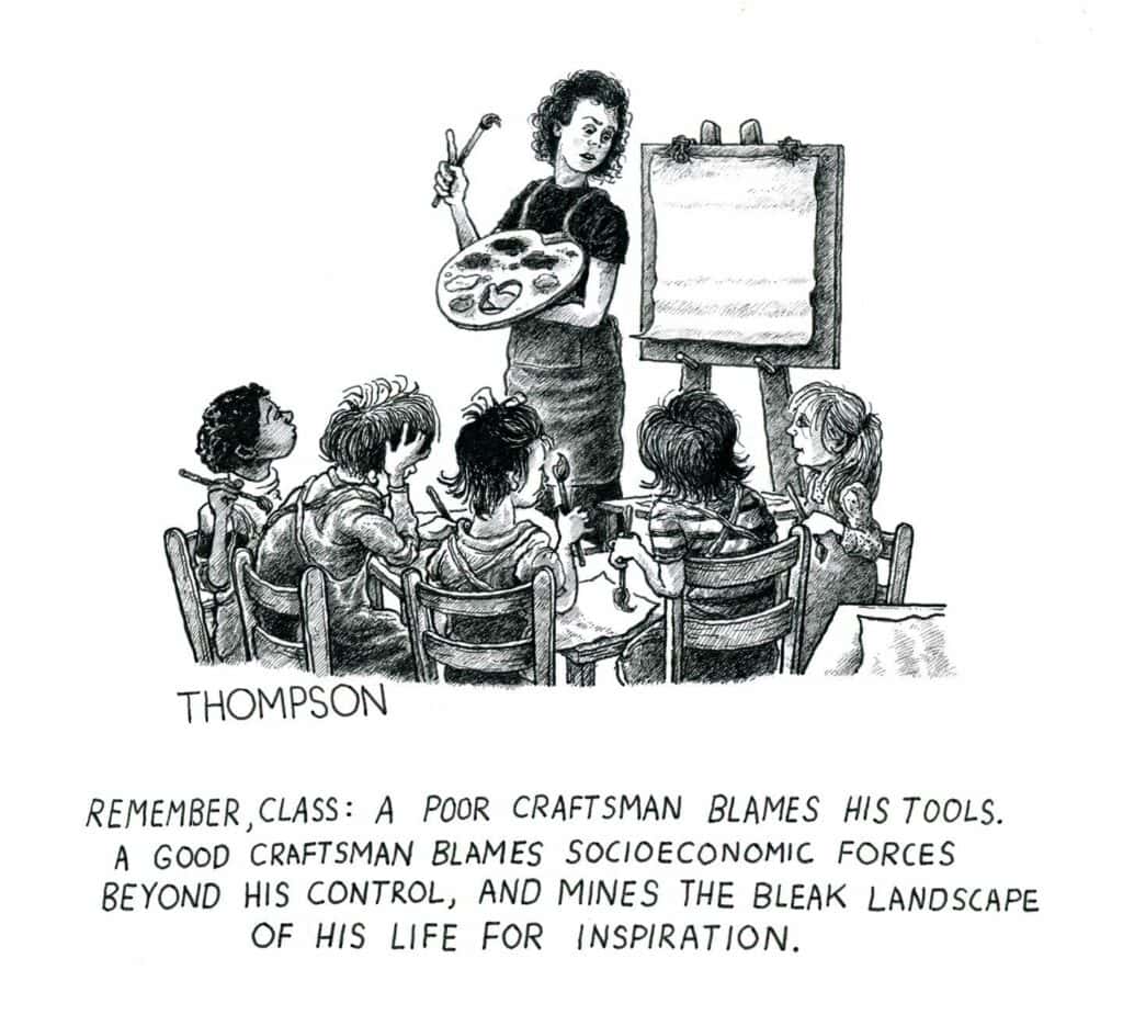 22 Funny Minimalist Comics From New Yorker Cartoonist Jake Thompson