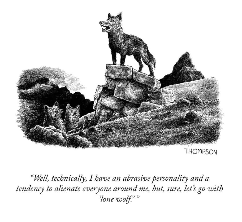 22 Funny Minimalist Comics From New Yorker Cartoonist Jake Thompson