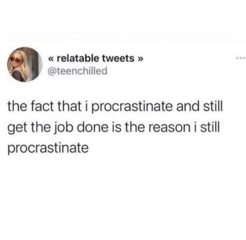 35+ Hilarious Procrastination Memes To Keep You Productively ...