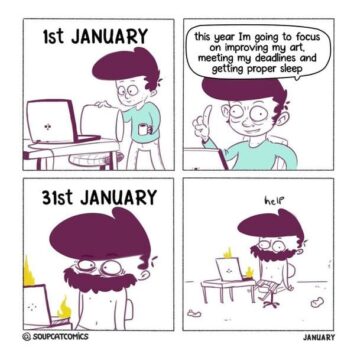 45+ Hilariously Realistic Comics About Life By Soupcat Comics