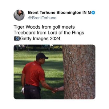 25 Times Tiger Woods' Handshake With A Tree Became A Hilarious Meme