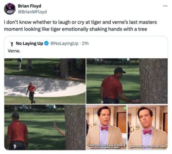 25 Times Tiger Woods' Handshake With A Tree Became A Hilarious Meme