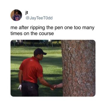 25 Times Tiger Woods' Handshake With A Tree Became A Hilarious Meme