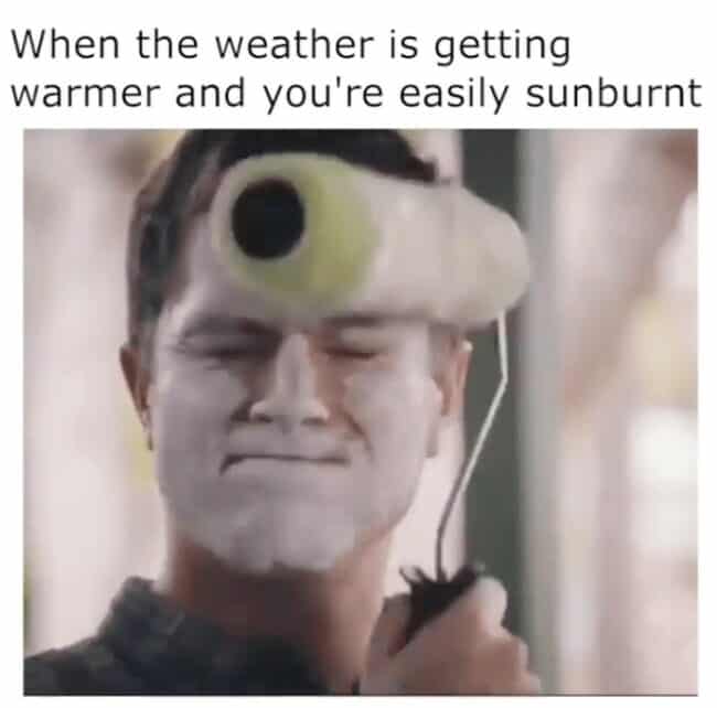 35 Funny Sunburn Memes For Us Pale-Skinned Summer Warriors Who Don't ...