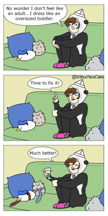 35 Relatable Comics From The Hilarious Artist Of "In Your Face Cake"