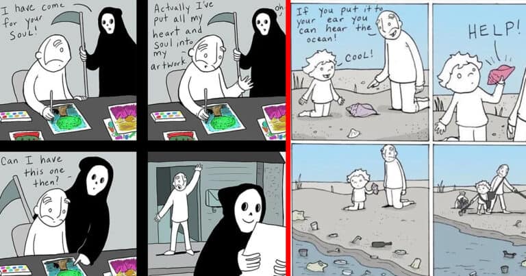 43 Wholesome Comics About The Importance Of Kindness From Lunarbaboon
