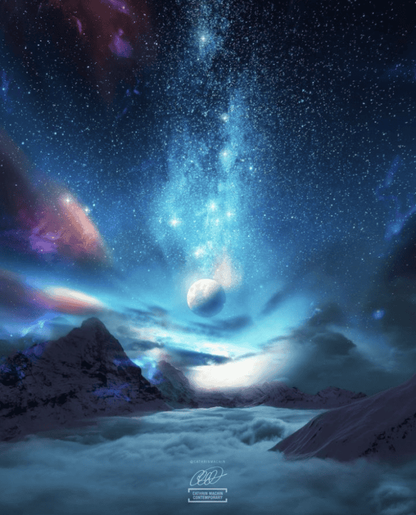 45 Astonishing Space Art Pieces From Gifted Creator Cathrin Machin