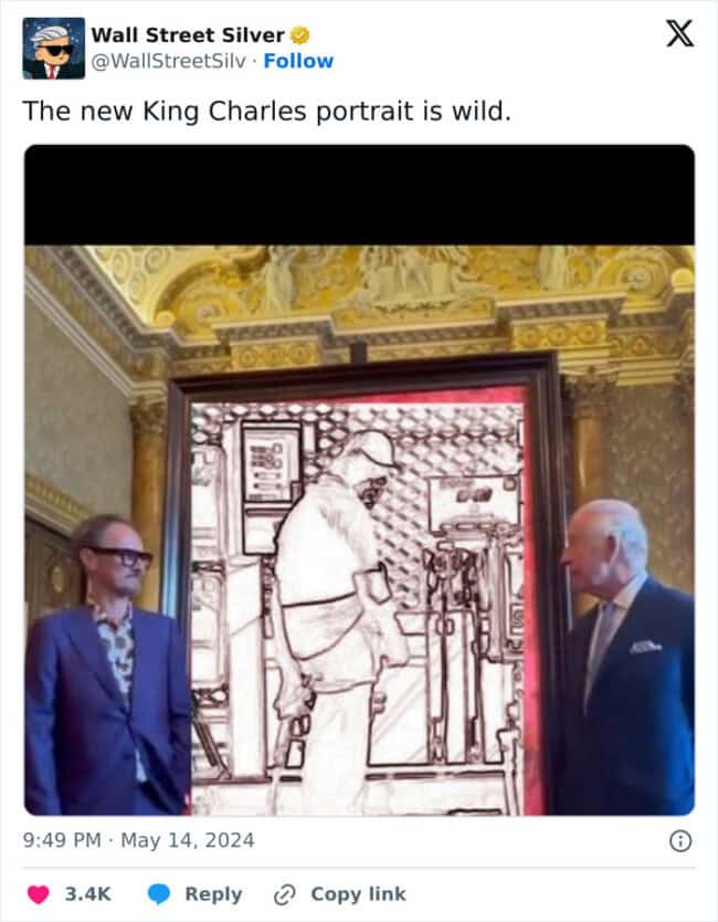 33 Funniest Memes And Reactions To King Charles Bizarre New Royal Portrait