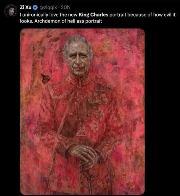 33 Funniest Memes And Reactions To King Charles Bizarre New Royal Portrait