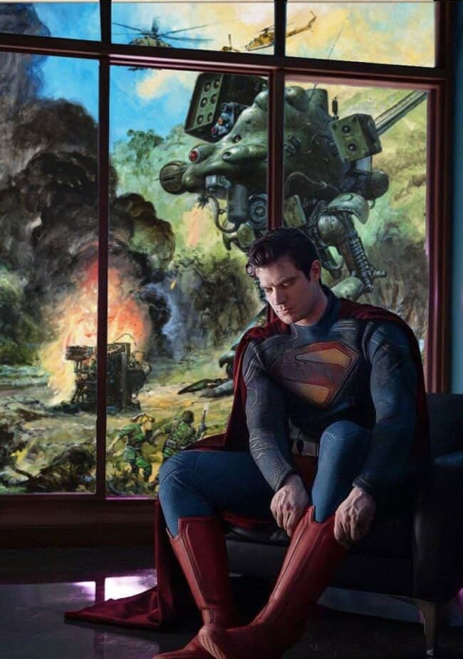 27 Funniest Memes And Photoshop Reactions To Superman's New Movie Suit