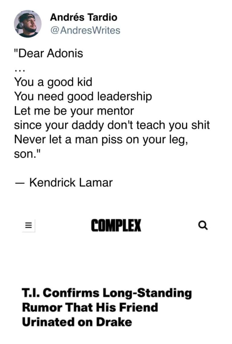 42 Funniest Tweets And Reactions to Kendrick Lamar's Drake Diss Tracks