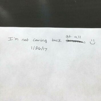 40 Hilarious Ways People Said "I Quit" That Are Instant Classics