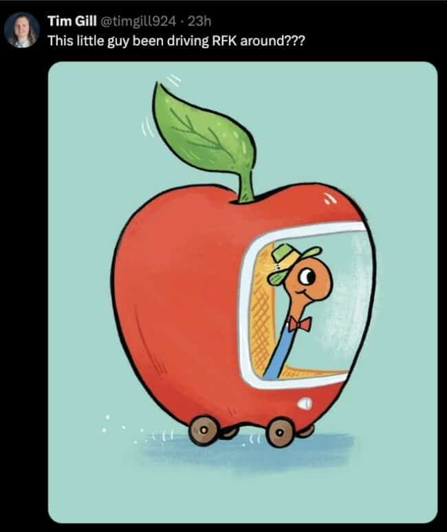 24 Funniest RFK Jr Brain Worm Tweets That Wiggled Across Our Timeline