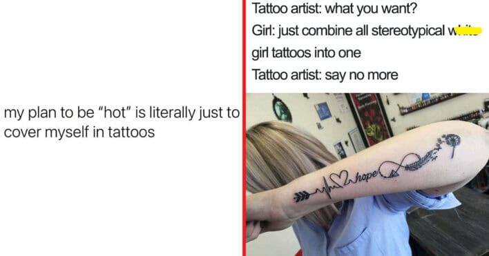 50 Funny Tattoo Memes To Keep You Laughing All The Way To The Parlor