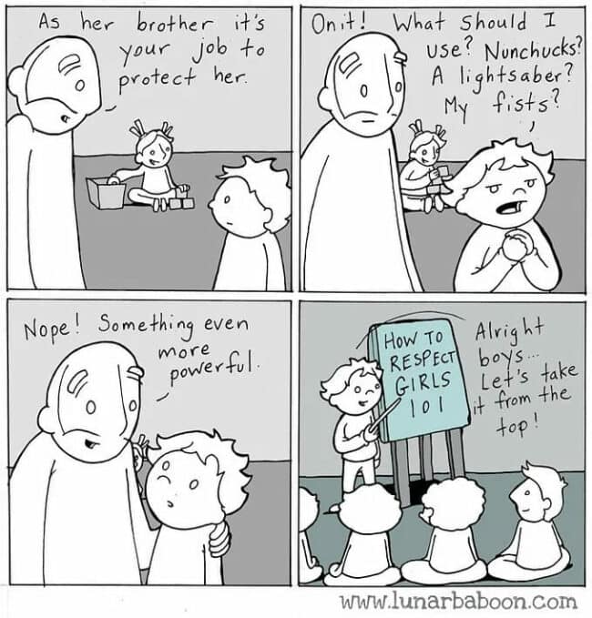 43 Wholesome Comics About The Importance Of Kindness From Lunarbaboon