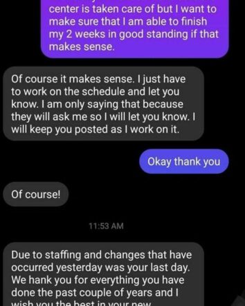 35 Bold Text Messages From Employees Quitting Their Jobs Without ...
