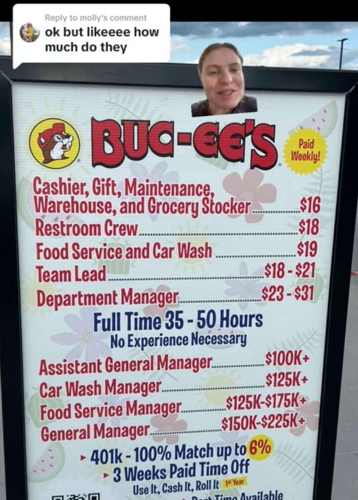 TikTokker Shocked When She Discovers Buc-ee's Pays Restroom Janitors ...