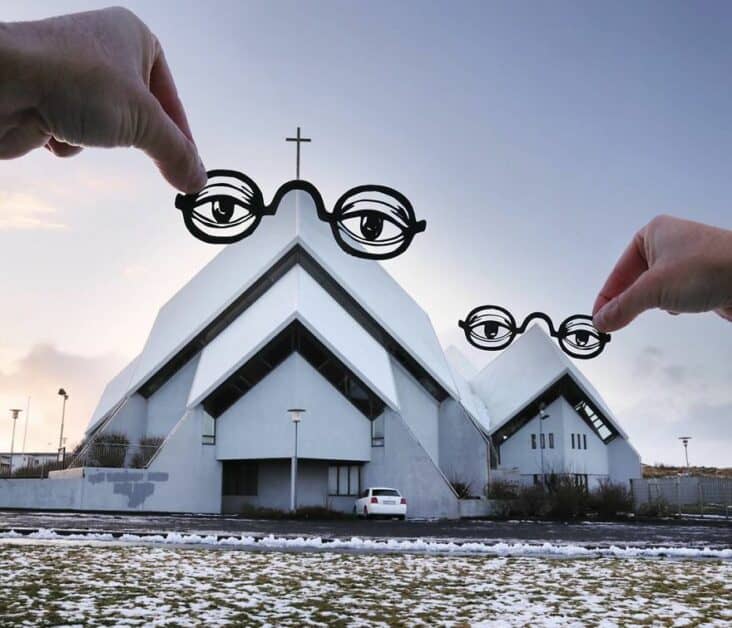 40 Clever Times Artist Paperboyo Transformed Famous Landmarks With ...