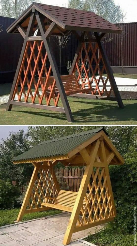 50 Cool Woodworking Designs That Will Make Your Neighbor’s Porch Swing ...