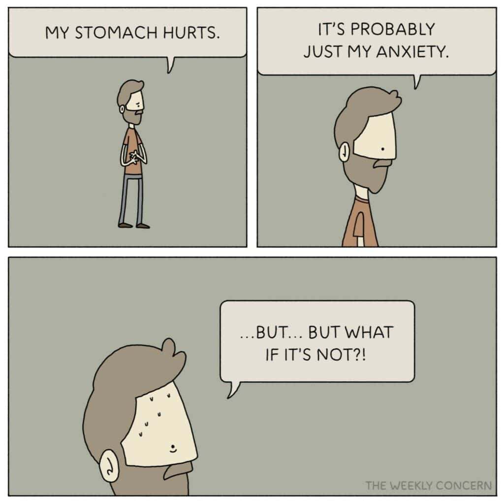 20 Dark Humor Comics About Life's Anxieties From "The Weekly Concern"