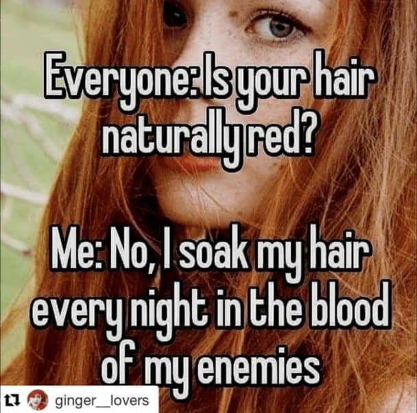 40 Funny Redhead Memes For Ginger Girls Trying Not To Sunburn